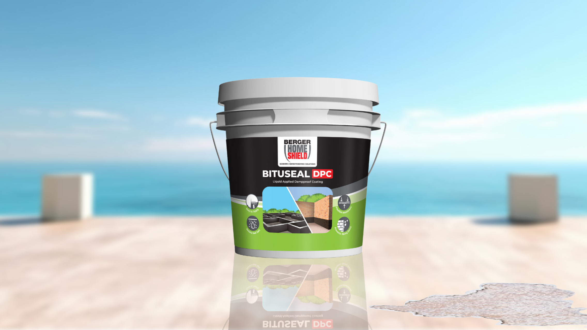 HomeShield Bituseal DPC for Basement Waterproofing | Berger Paints