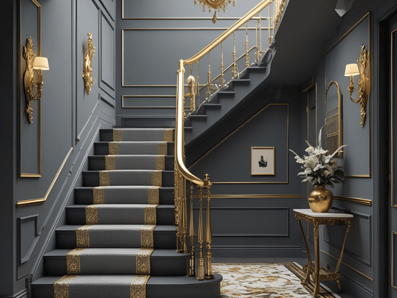 Staircase Wall Colour Combination Ideas for Home