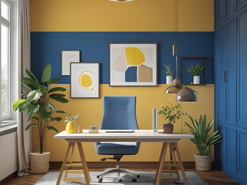 11 Stunning Lemon Yellow Colour Combinations for Walls