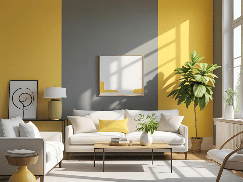 11 Stunning Lemon Yellow Colour Combinations for Walls