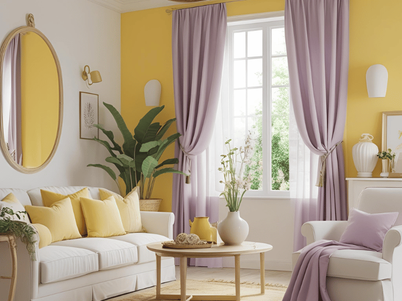 11 Stunning Lemon Yellow Colour Combinations for Walls