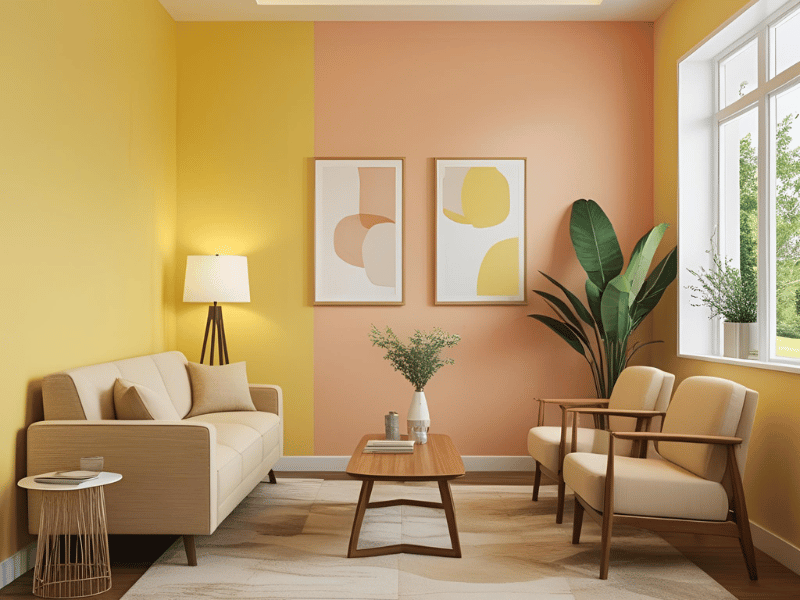 11 Stunning Lemon Yellow Colour Combinations for Walls