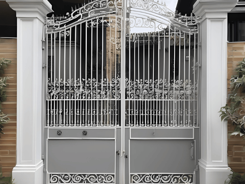 14 Stunning Iron Main Gate Colour Combinations for a Stylish Entrance
