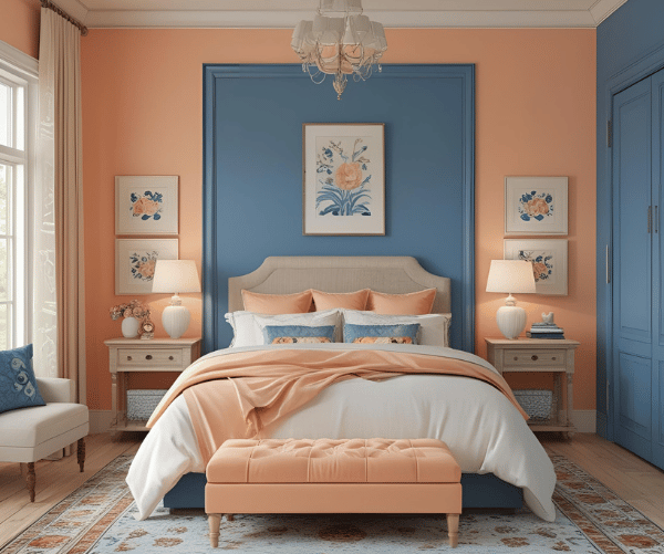 15 Stunning Peach Colour Combinations for Walls in 2025