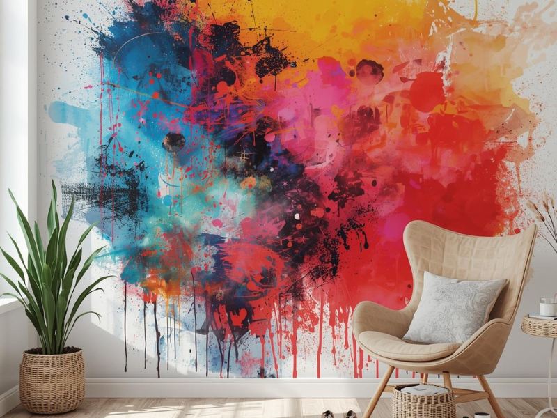 Wall Mural Painting Technique & Ideas | Stippling, Sponging & more